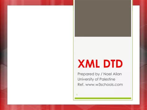Ppt Xml Dtd Powerpoint Presentation Free Download Id6907936