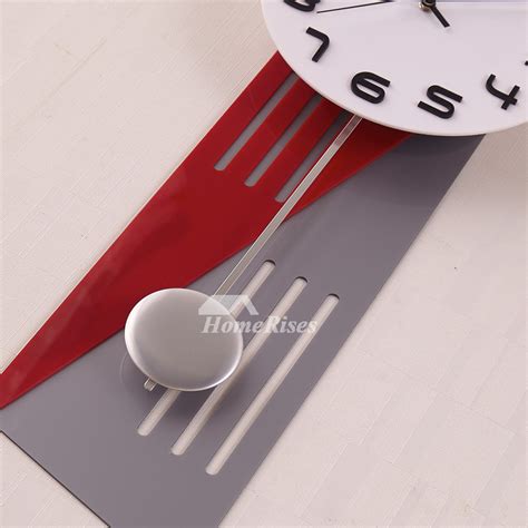 Modern Large Wall Clocks Unique Rectangle Living Room Best Quiet Grey