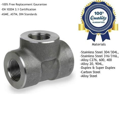 Threadedscrewed Tee Manufacturers Suppliers Factory Asme B1611