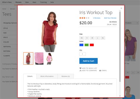 how to add a quick view popup in magento 2 magento 2 extensions blog