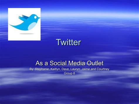 Twitter Powerpoint Ppt