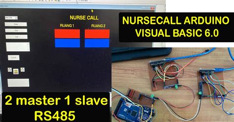 Komunikasi RS Arduino Master Slave Nurse Call Interface Visual Basic