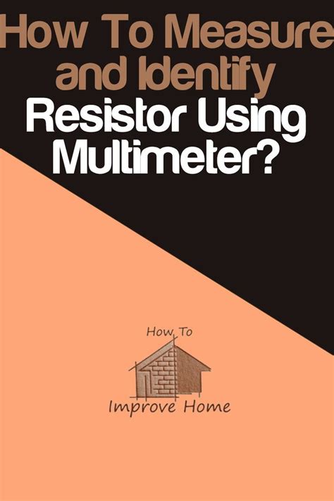 How To Measure And Identify Resistor Using Multimeter Color Codes Multimeter Coding Audio