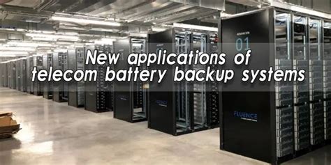 Telecom Battery Backup Systems Applications And Industry Development Science Guide Tycorun