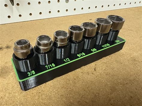 Craftsman Sae 38 Swivel Socket Holder Gridfinity Free 3d Print