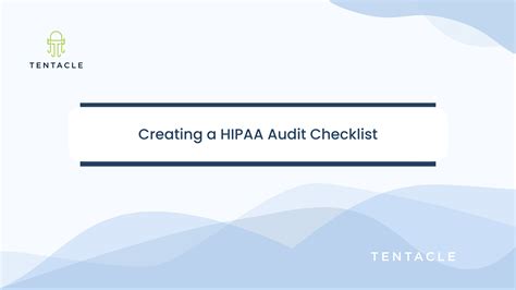 Hipaa Audit Checklist Tentacle Blog