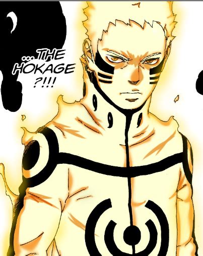 I Coloured Naruto In His Chakra Mode Thing R Boruto