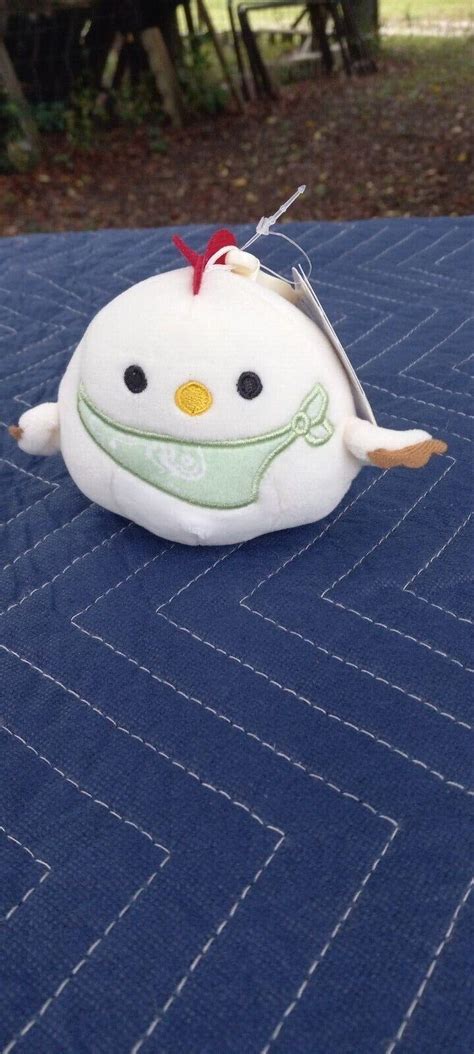 New Squishmallows ~ Todd ~ 35 Squishmallow ~ Chick With Bandana