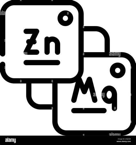 Macro And Microelements Food Line Icon Vector Macro And Microelements Food Sign Isolated