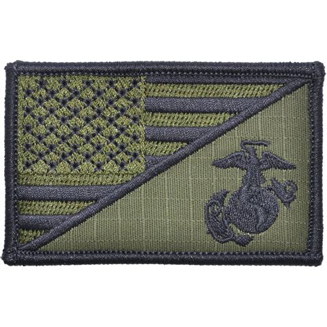 Usmc Ega Usa Flag 225x35 Patch