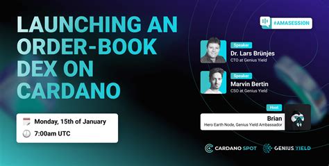 Join Ama Session With Genius Yield To Explore Revolutionary Order Book