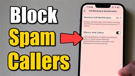 How To Block Spam Calls On Iphone With Settings Best Method Youtube