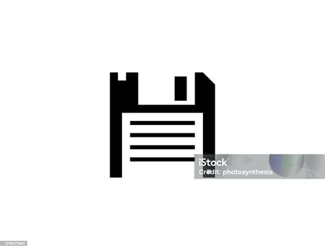 플로피 디스크 벡터 아이콘입니다 격리 된 Diskette 메모리 카드 플랫 일러스트 기호 벡터 검은색에 대한 스톡 벡터 아트 및 기타 이미지 Istock