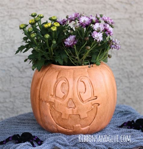 Diy Pumpkin Planter