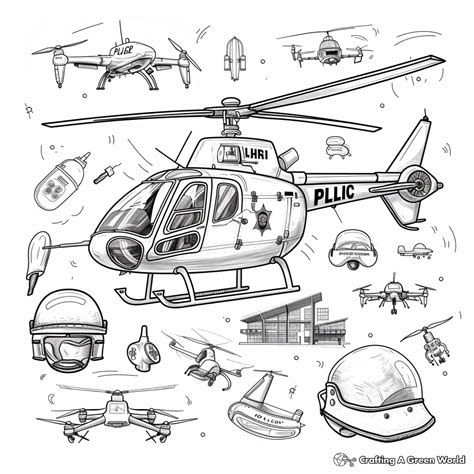 Police Station Coloring Pages Free And Printable