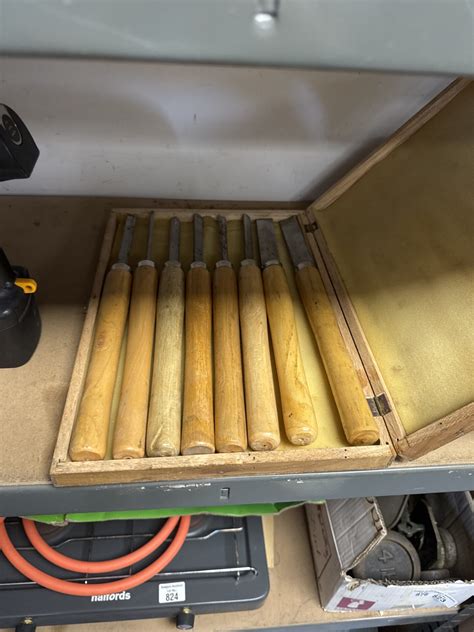 Wood Turning Chisel Set Badgers Auctions On Site And Online Auctions In High Wycombe