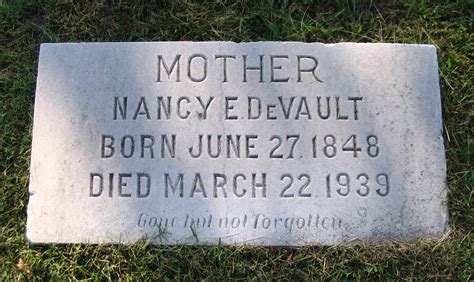 Nancy Elizabeth “betty” Dyer Devault 1848 1939 Mémorial Find A Grave