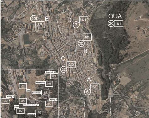 Geographical Location Of Gastroenteritis Cases Circles No Of