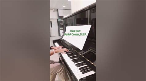 Best Part Deniel Caesar H E R Piano Cover Youtube
