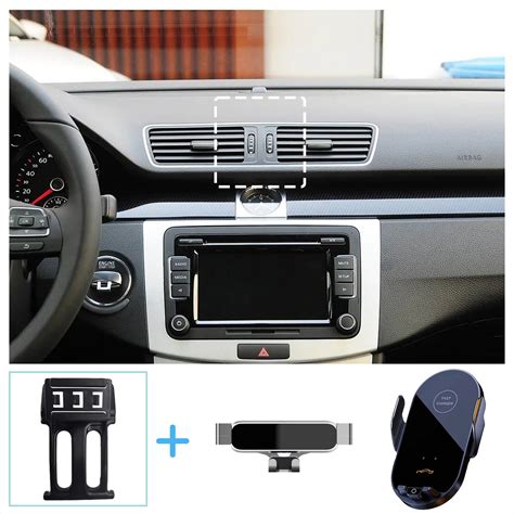For Volkswagen Vw Passat 2013 2014 Car Phone Holder Wireless Charging