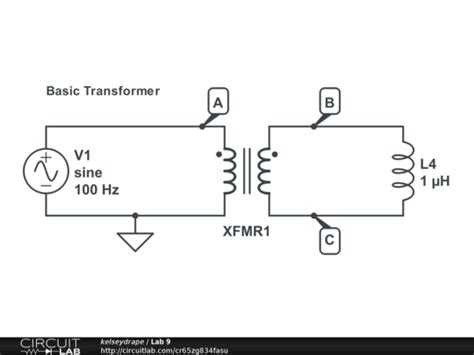 Lab 9 Basic Transformer CircuitLab