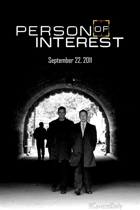 Person Of Interest Pilot Posters Happy Birthday Caviezel Daily