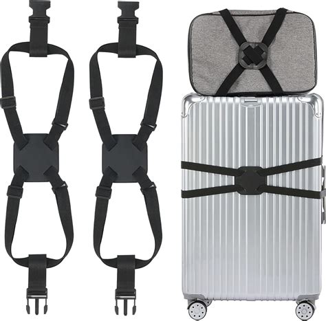 Suitcase Strap Black Suitcase Strap Pack Of 2 Suitcase Straps
