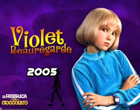 Charlie E La Fabbrica Di Cioccolato Violet Beauregarde Action Figure
