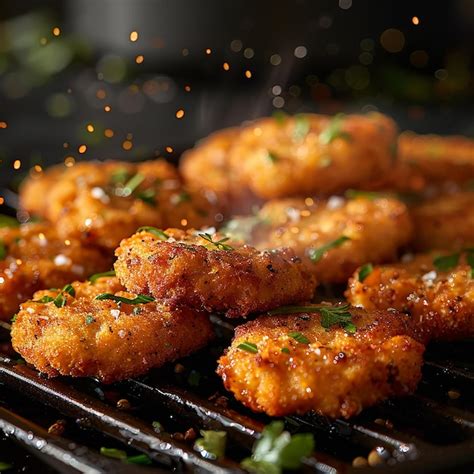 Irresistibly Crunchy Nuggets A Bitesized Delight Premium Ai Generated