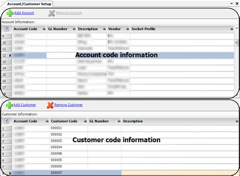 Working With Account And Customer Codes Tmw Operations