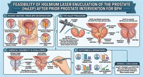 Feasibility Of Holmium Laser Enucleation Of The Prostate After Prior