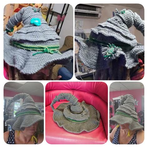 Wizard Hat Pattern Crochet Witch Hat Pattern Halloween Headband