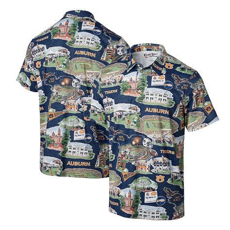 Reyn Spooner Auburn Tigers Scenic Polo Free Shipping At Academy