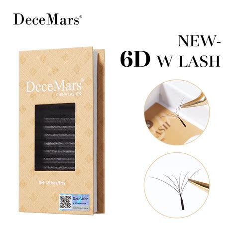 Decemars New Type 6d W Eyelash Extension False Eyelashes Aliexpress