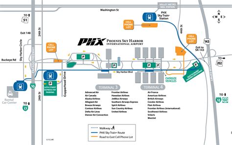 Directions To Phoenix Sky Harbor Airport - Ac