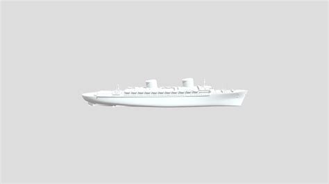 Ss United States Cruise Ship Download Free 3d Model By Gman The