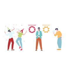 Extraversion Introversion Infographics Royalty Free Vector