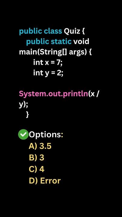 day 1 100 🚀java output quiz you can t miss 100daysofcode shorts