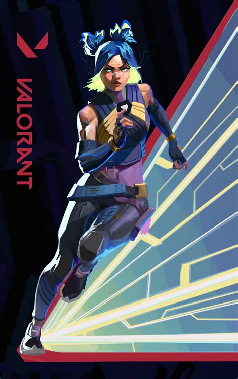 Artstation Fan Art Of Neon From Valorant