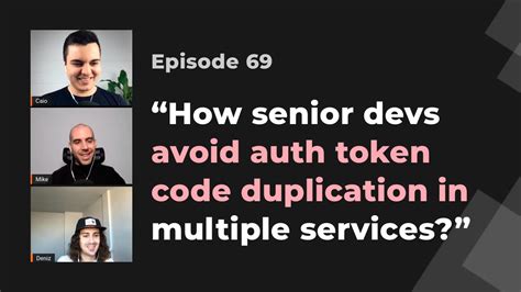 how senior ios devs reuse auth token logic and design good app services