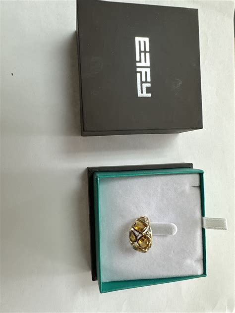 14k Effy Ring Yellow Gold Gem