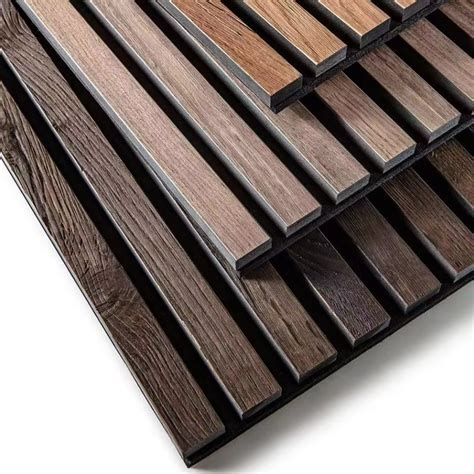 Acoustic Sound Diffuser Mdf Composite Akupanel Wall Slatted Soundproof