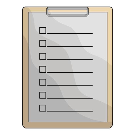 Illustration Of Safety Checklist Clipboard 54011919 Vector Art At Vecteezy