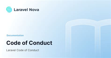 Code Of Conduct Laravel Nova
