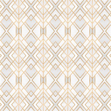 Golden Geometry Wall Mural