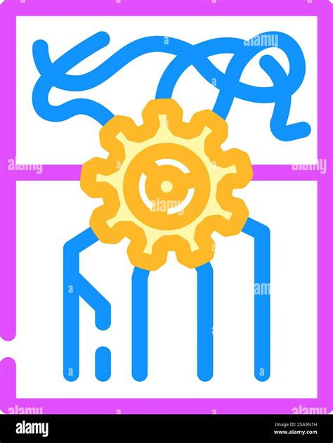 Standardization Business Process Color Icon Vector Standardization