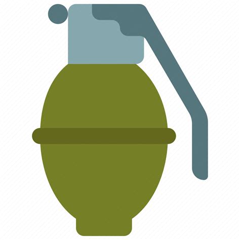 Explosive Grenade Military War Round Weapon Icon Download On
