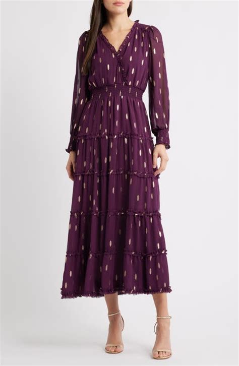 Womens Purple Midi Dresses Nordstrom