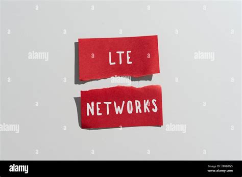 Conceptual Caption Lte Networks Business Concept Fastest Network Connection Available For