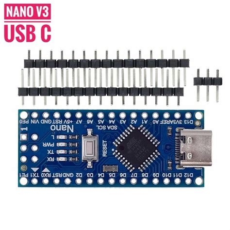 Jual Arduino Nano V3 Micro USB Dan USB Type C Atmega328 5V 16Mhz Nano V3 0 TYPE C Tersolder